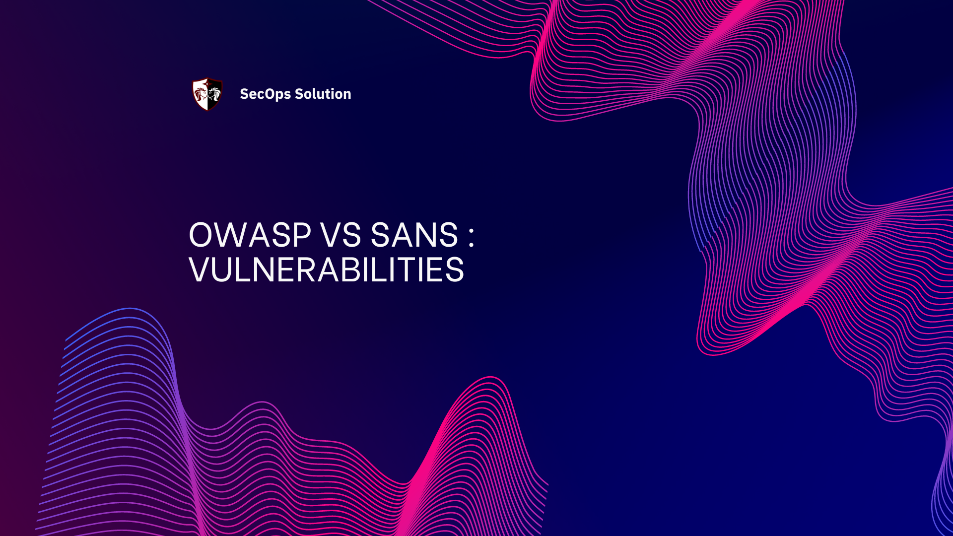 OWASP Top 10 vs SANS/CWE Top 25: Complete Security Vulnerabilities Guide [2024] | SecOps® Solution